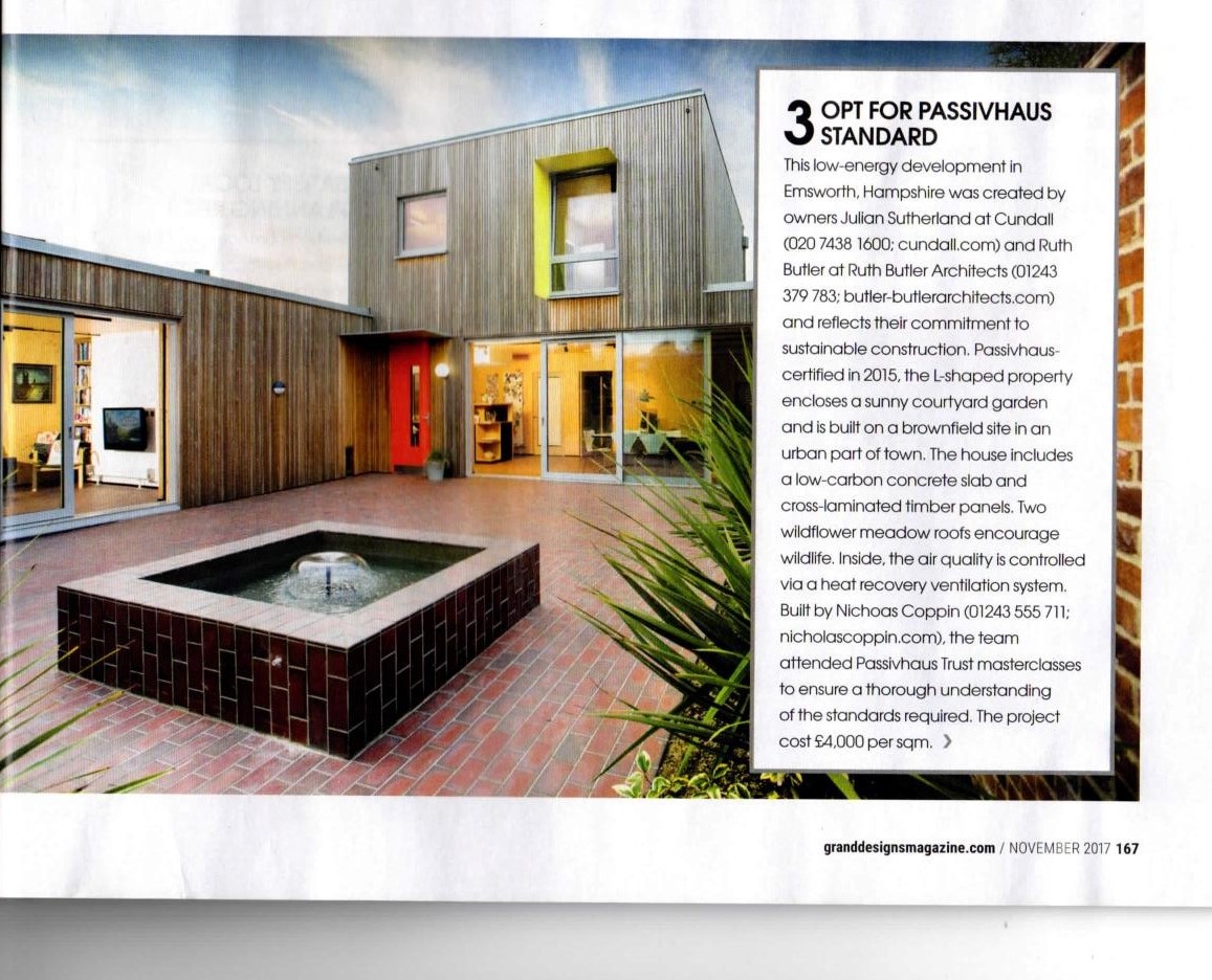Grand Designs Magazine - Ruth Butler - Architect